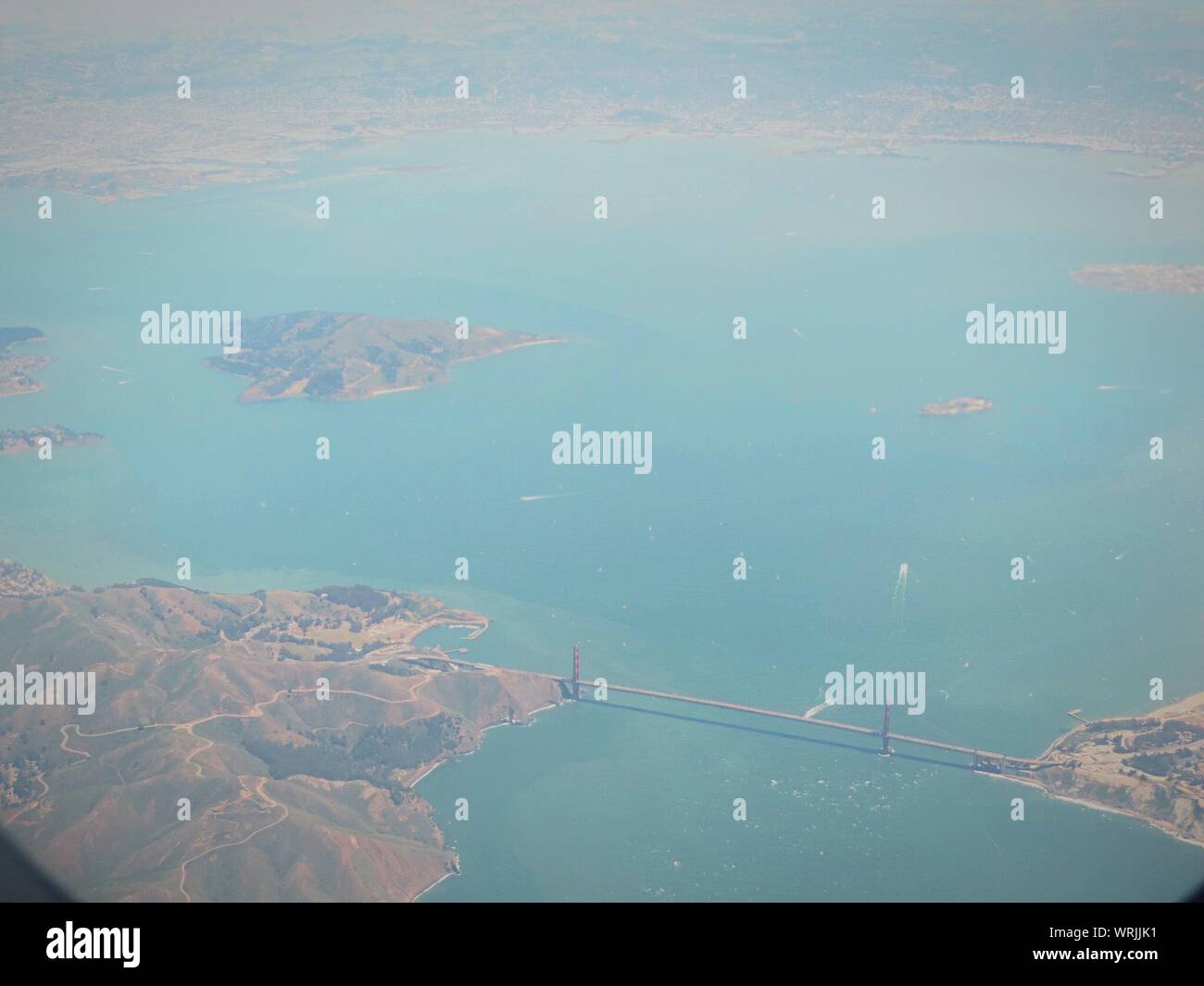 Aerial view golden gate bridge hi-res stock photography and images - Alamy