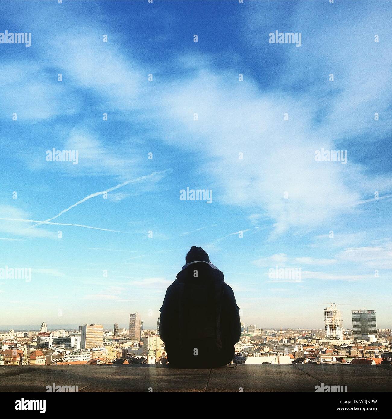 Person overlooking hi-res stock photography and images - Alamy