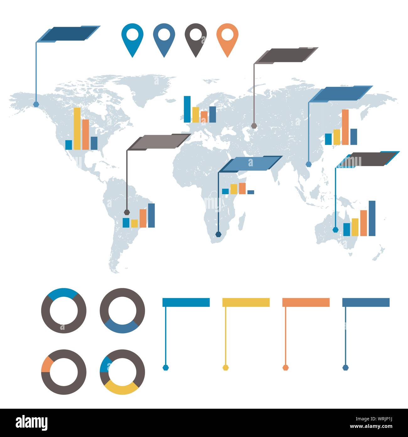 Drawn world map Stock Vector Image & Art - Alamy