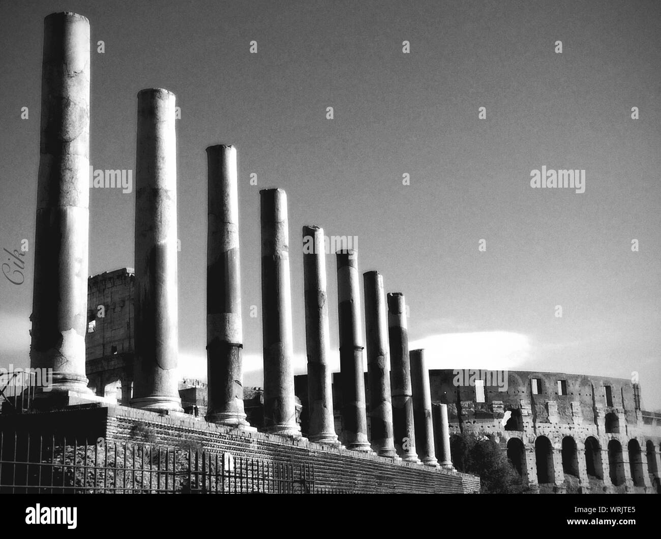 Colosseum columns hi-res stock photography and images - Alamy