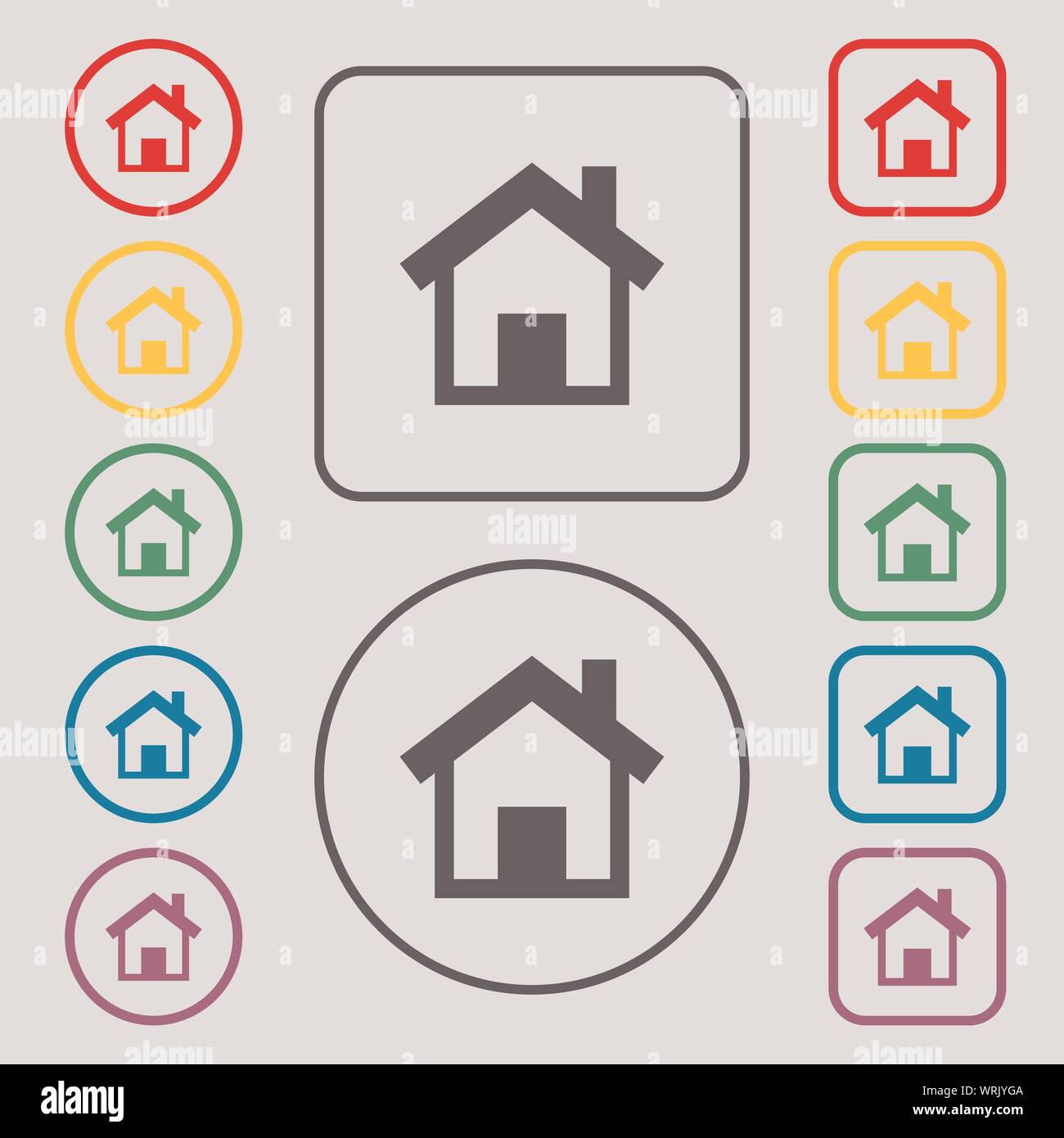 Home sign icon. Main page button. Navigation symbol. Symbols on the ...