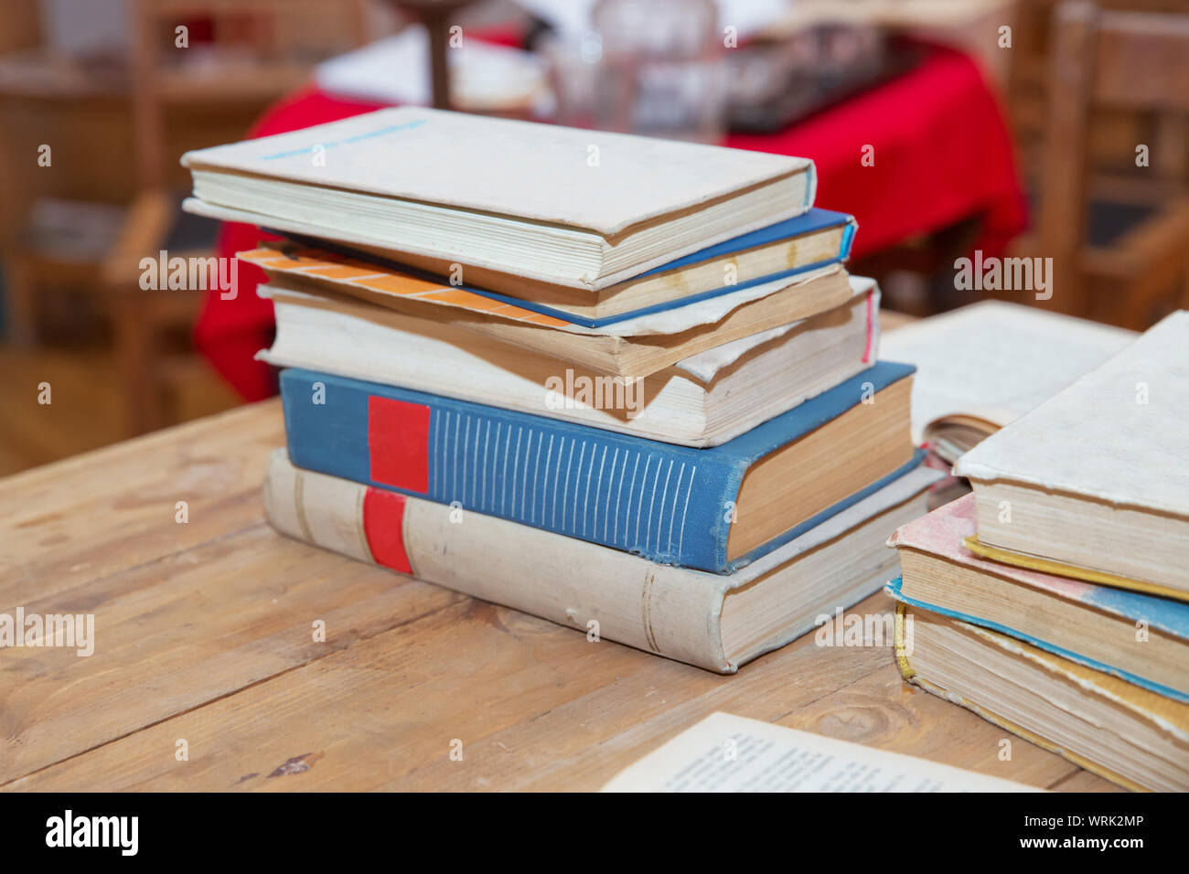 Vintage Book Spines High Resolution Stock Photography and Images - Alamy