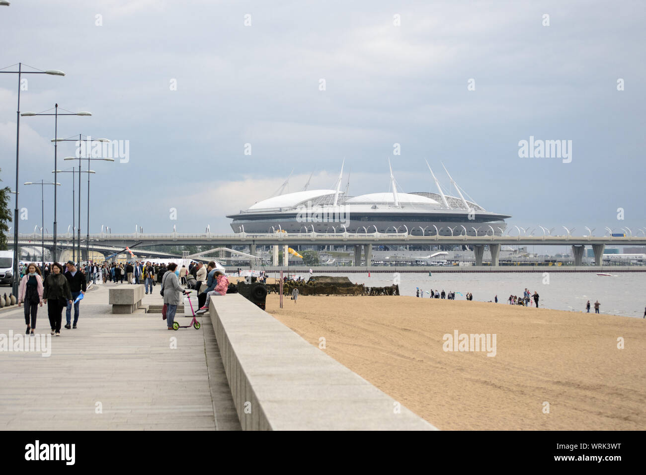 Saint Petersburg, Russia, 2 august 2019. In the VDV day a military ...