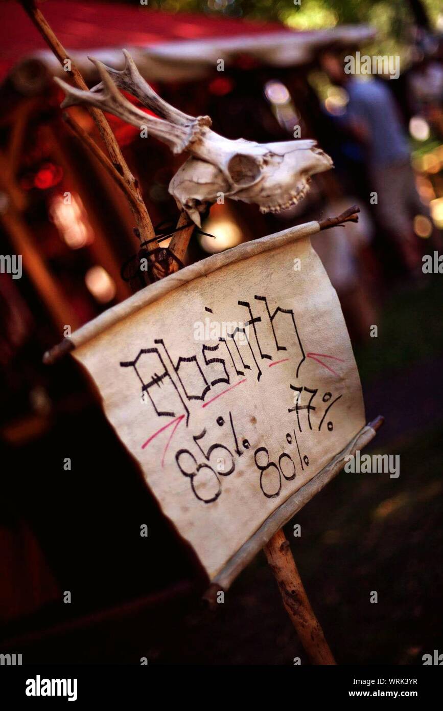 Sign on stick hi-res stock photography and images - Alamy