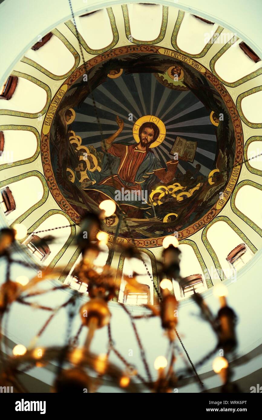 Jesus ceiling art hi-res stock photography and images - Alamy