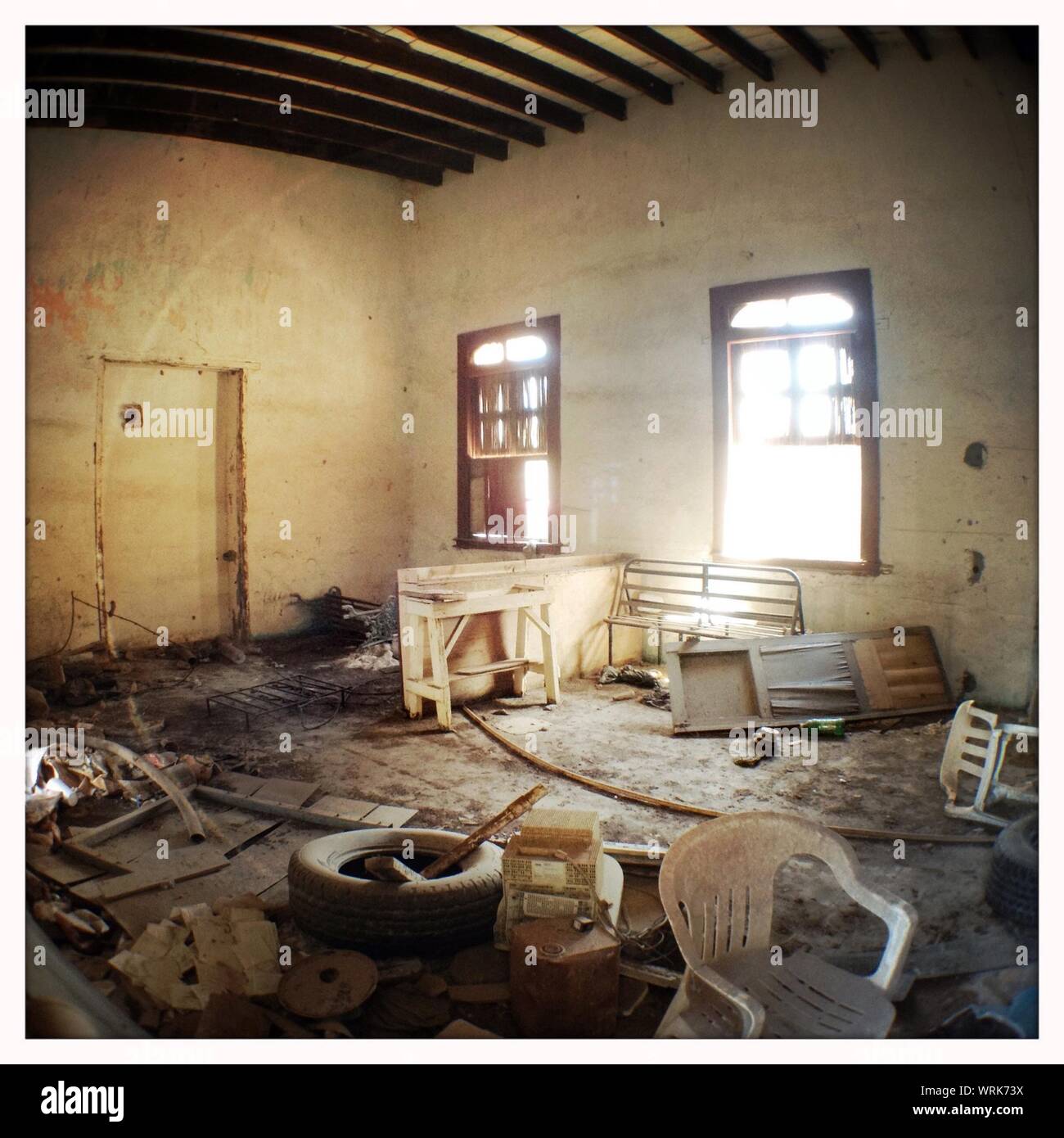 Messy storage room Cut Out Stock Images & Pictures - Alamy