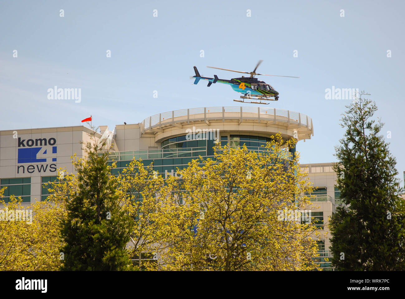 Komo 4 news building hi-res stock photography and images - Alamy