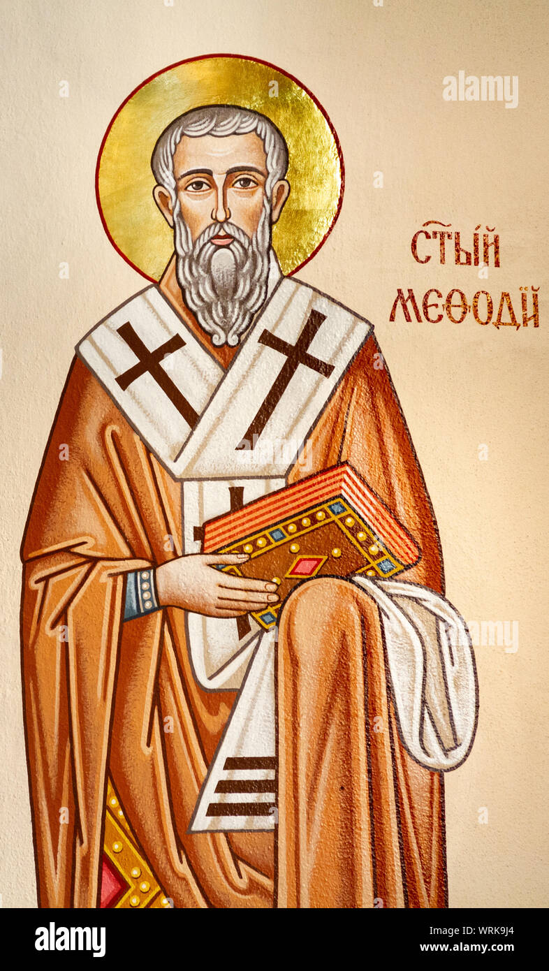 Saint Methodius, one of the "Apostles to the Slavs". The Greek Catholic ...