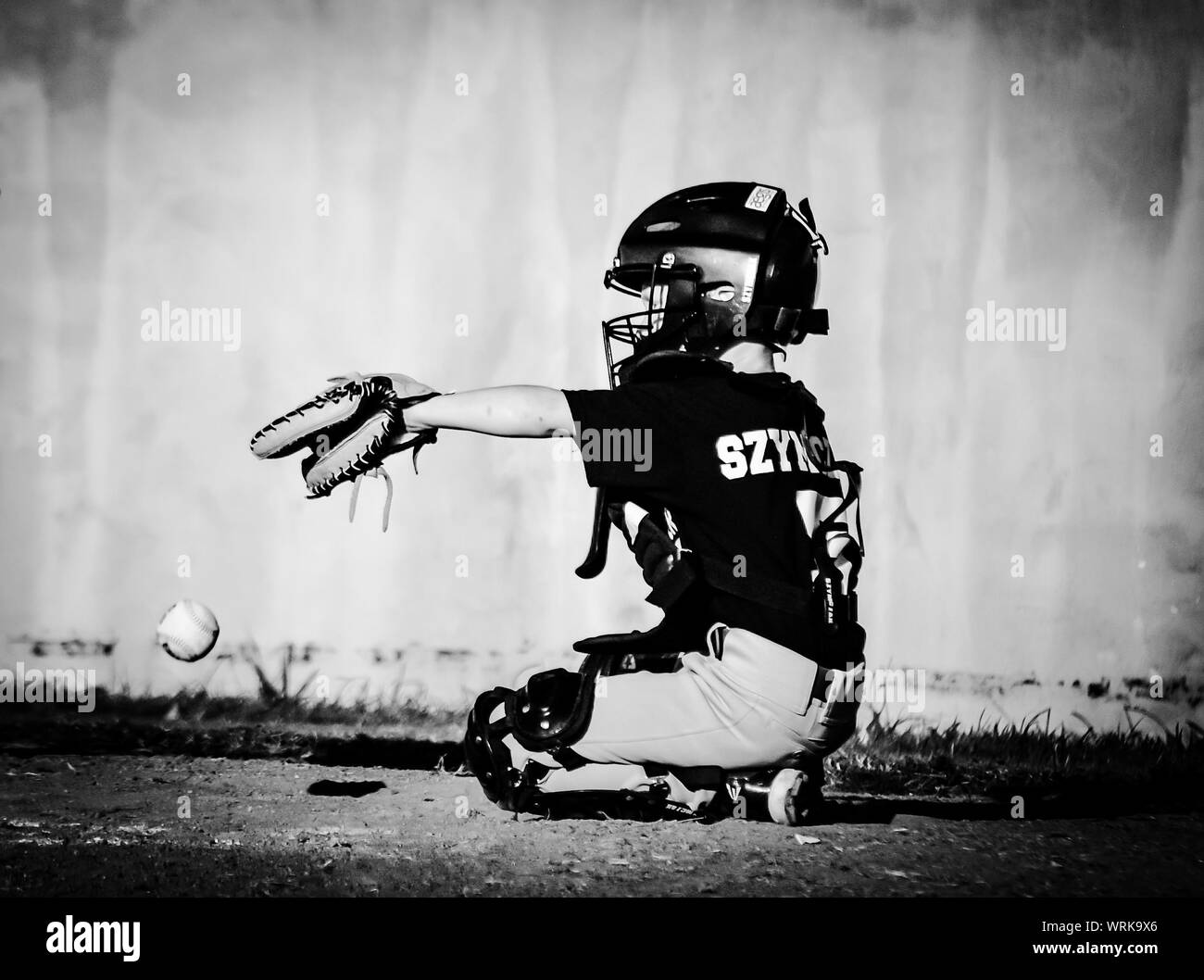 Baseball Catcher High Resolution Stock Photography and Images - Alamy