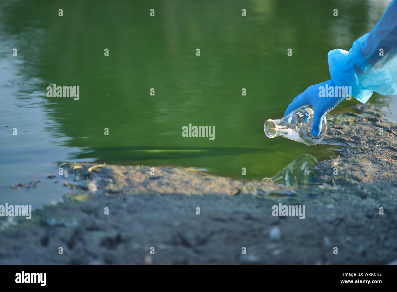 Scientist water sample river hi-res stock photography and images - Alamy