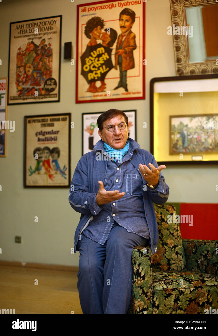 ISTANBUL, TURKEY - OCTOBER 27: Famous Turkish actor, thespian ...