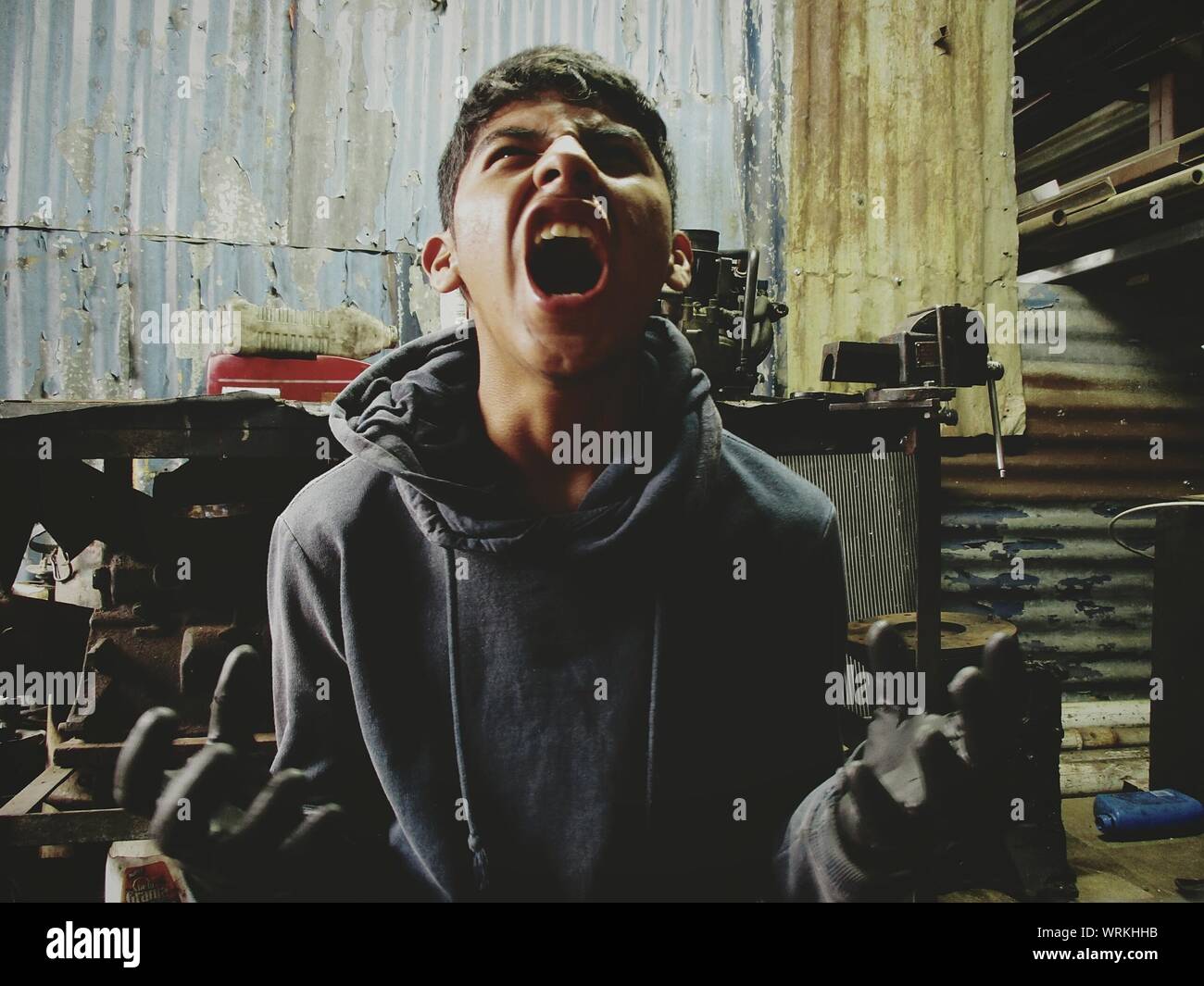 Angry boy hi-res stock photography and images - Alamy