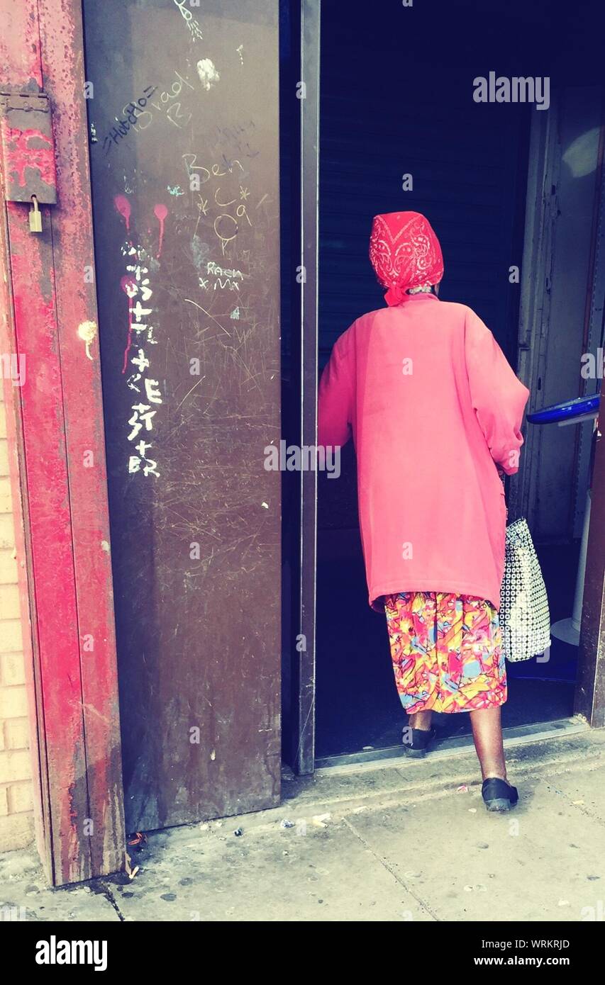 Person walking in house hi-res stock photography and images - Alamy