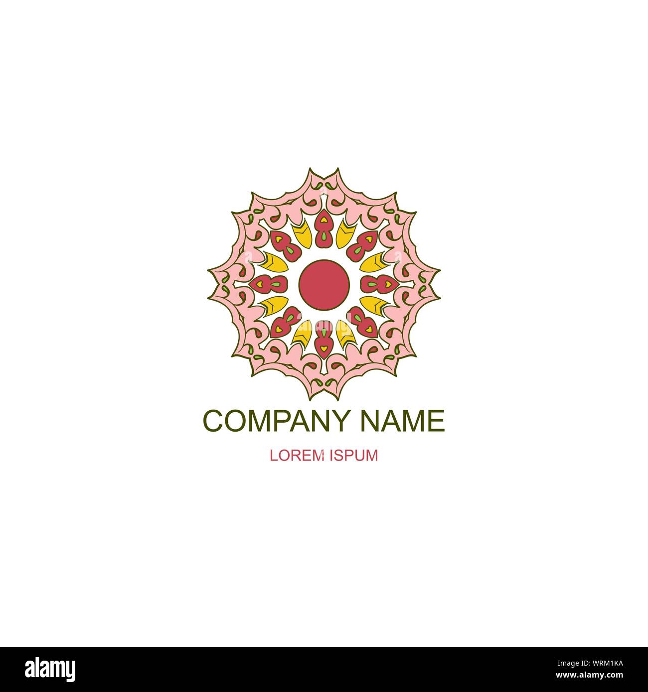 Business logo. Floral, Oriental logo. Company logo in the oriental ...
