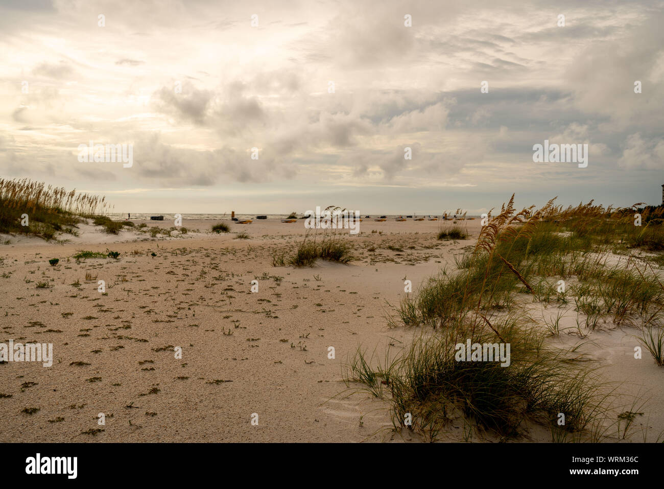 The wonderful smooth sand of Treasure Island beach Florida Stock Photo ...