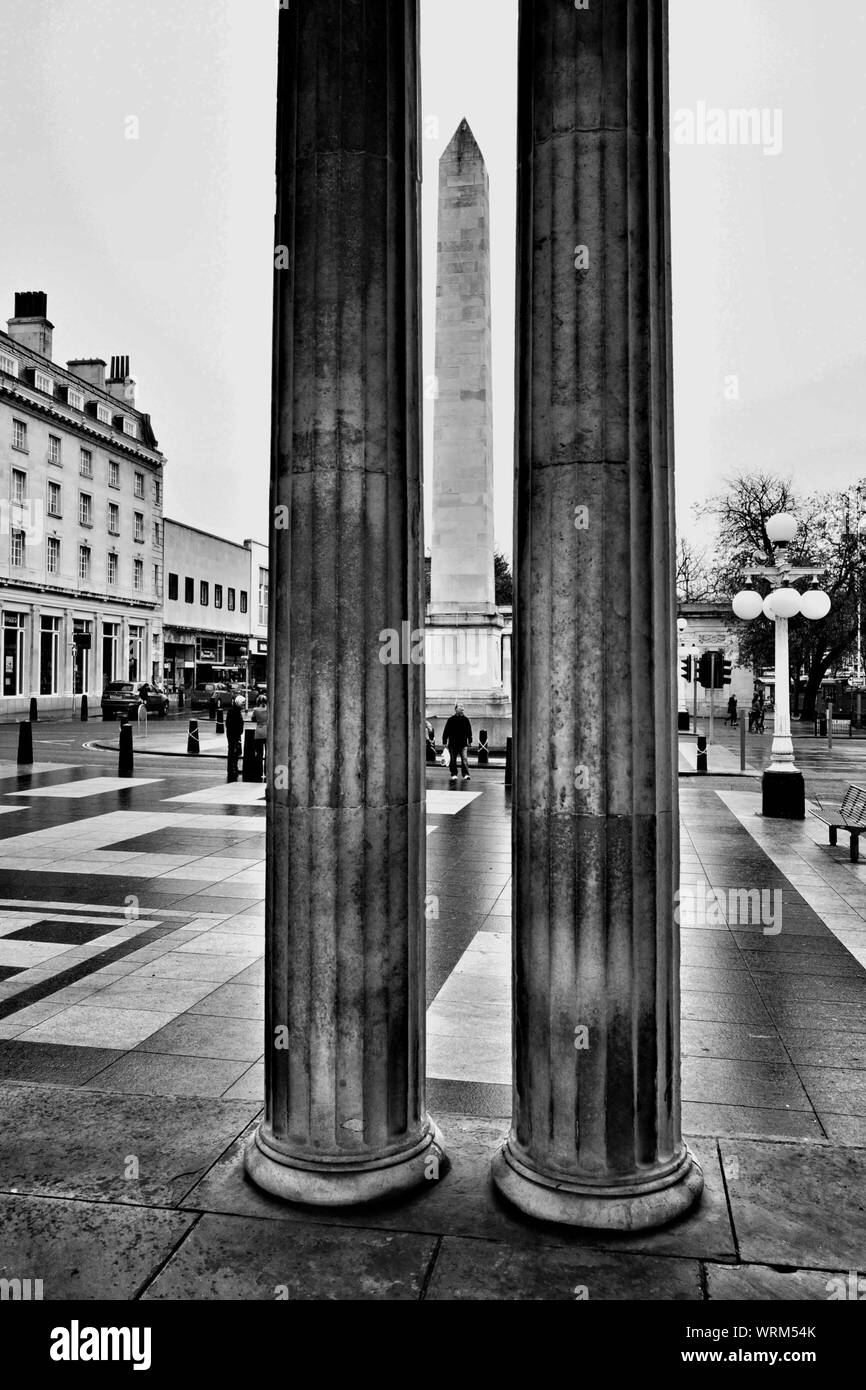Obelisk built structure Black and White Stock Photos & Images - Alamy