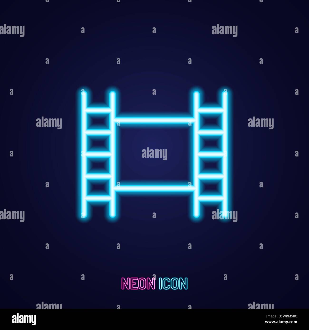 Luminous tape Stock Vector Images - Alamy