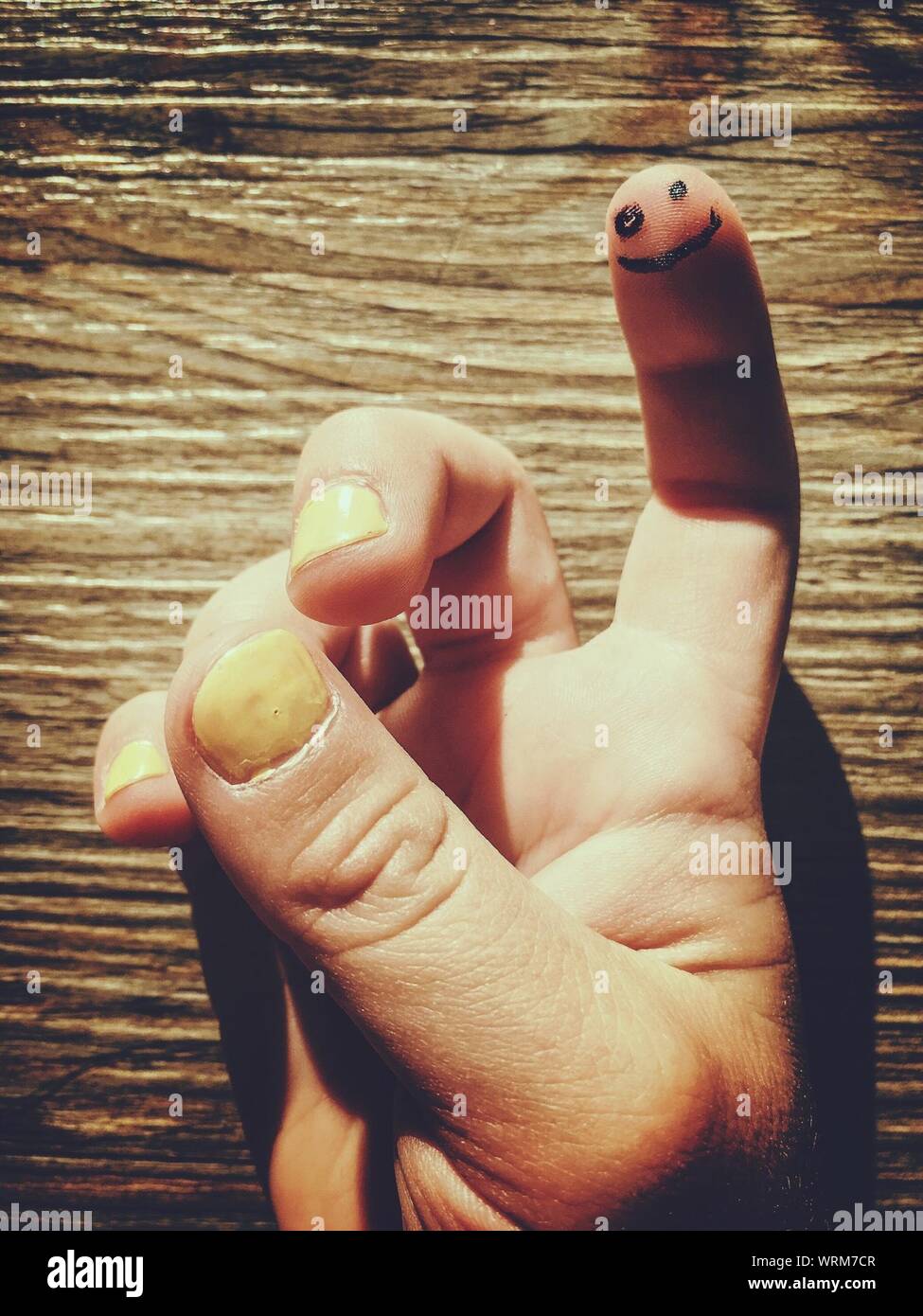 Smiley face nail polish hi-res stock photography and images - Alamy