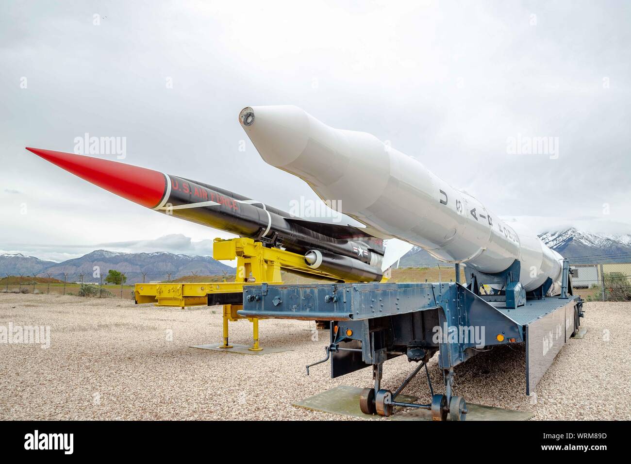 Bomarc and Minuteman missiles on display at Hill Aerospace Museum in ...