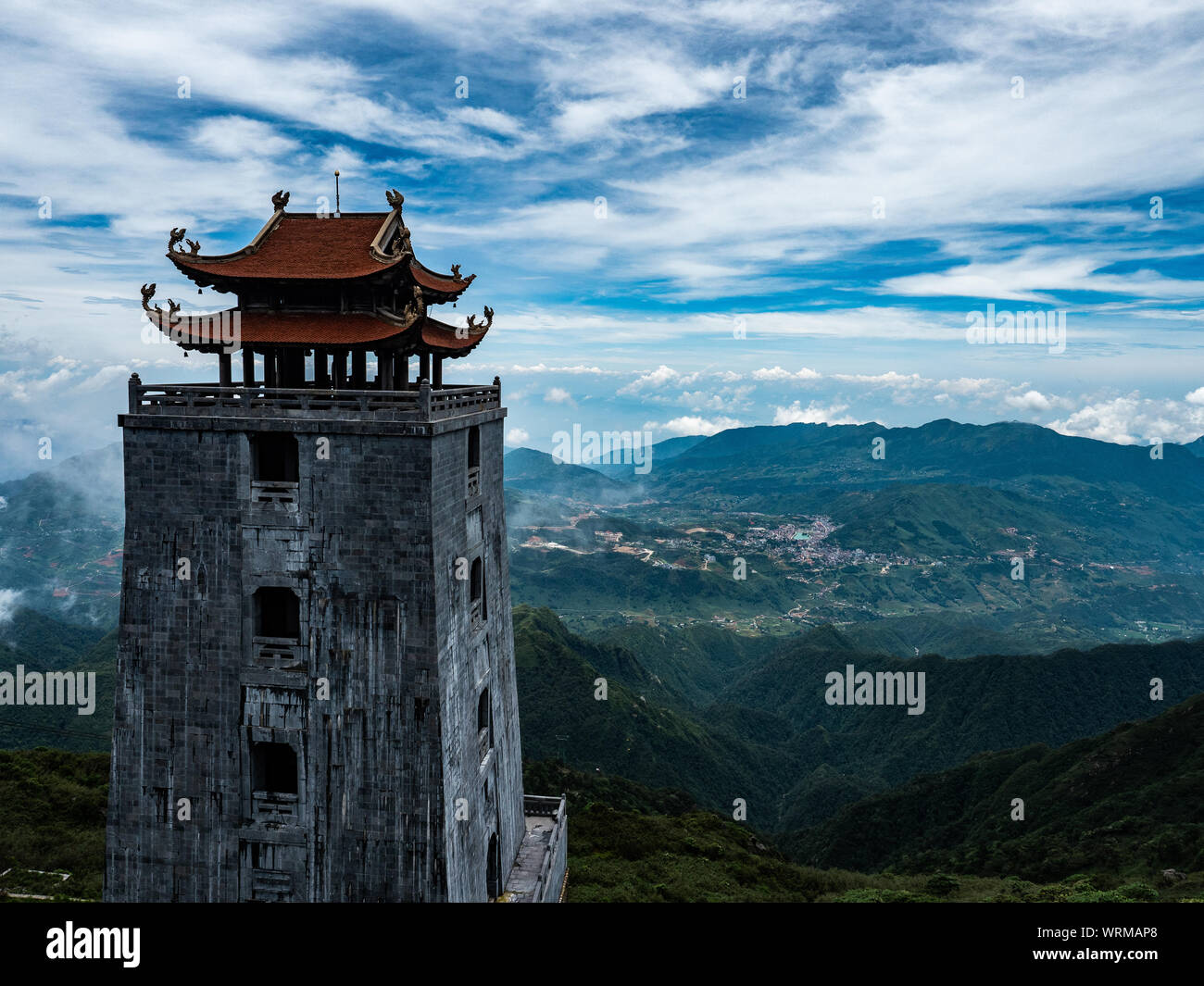 Vietnam Sapa Fansipan mountain view and landscape Stock Photo - Alamy