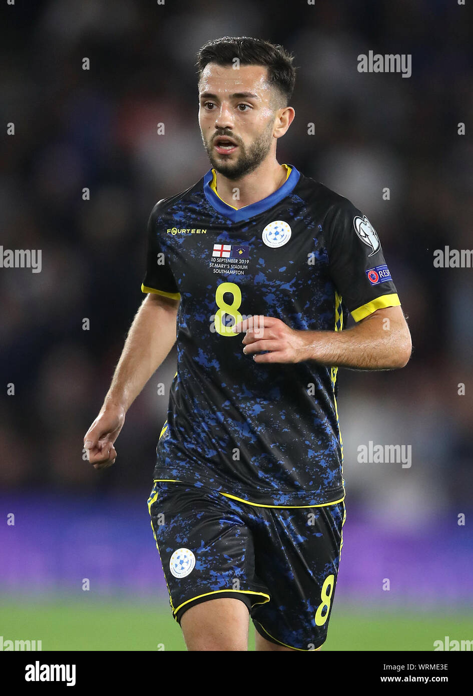 Kosovo's Besar Halimi during the UEFA Euro 2020 qualifying, Group A ...