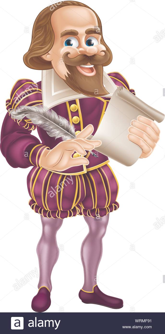 Shakespeare Portrait Writing High Resolution Stock Photography and ...