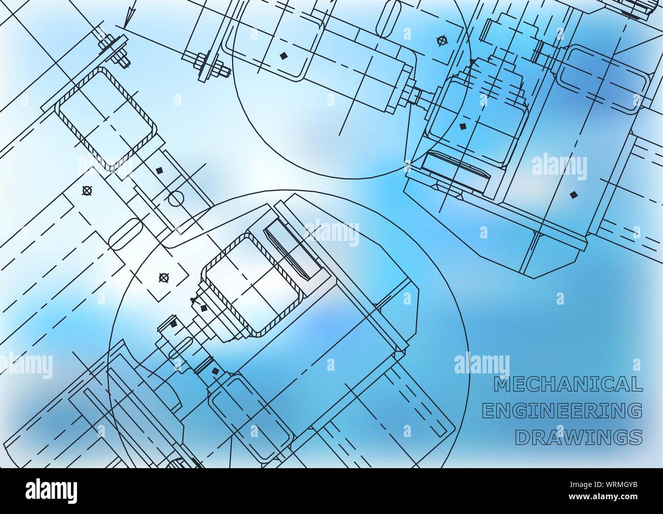 Architectural blueprints development Stock Vector Images - Alamy