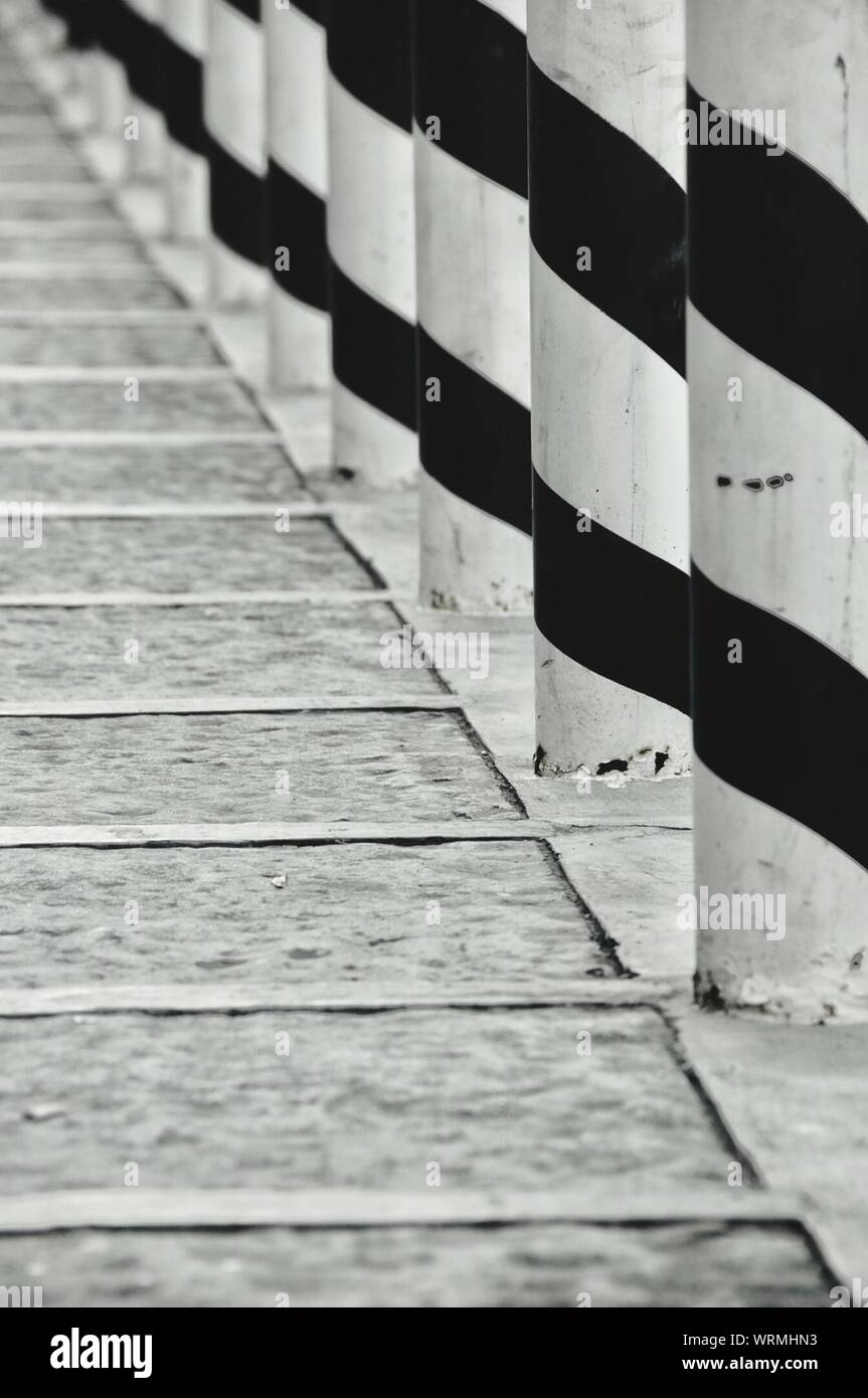 Striped pole poles hi-res stock photography and images - Alamy
