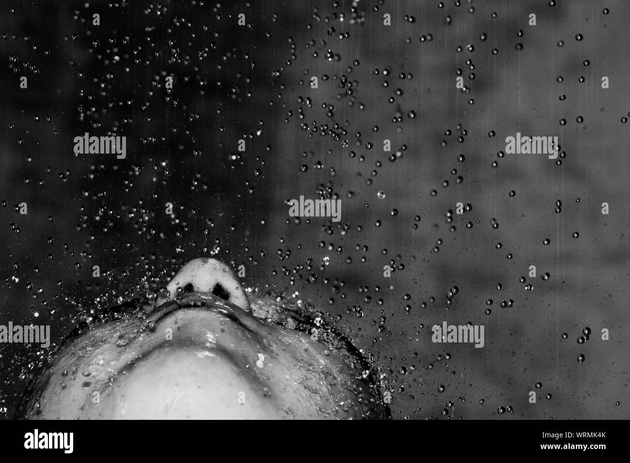 Splashing water in face hi-res stock photography and images - Alamy