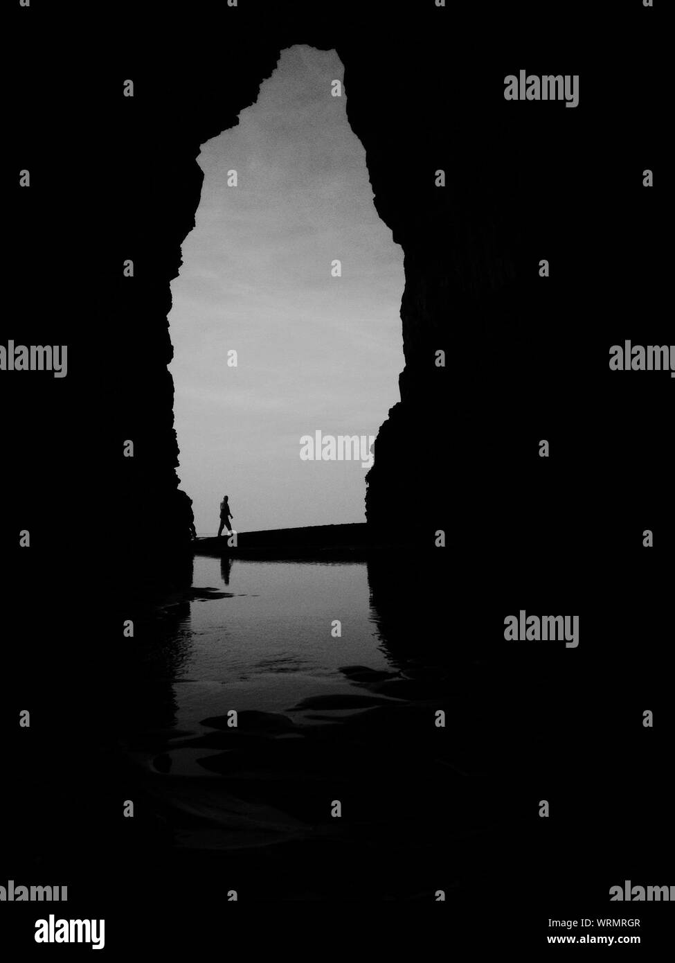 Cave Entrance Silhouette High Resolution Stock Photography and Images ...