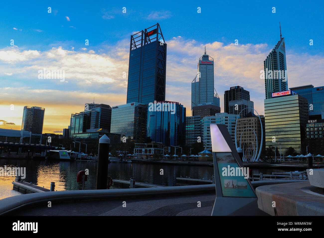 Sunsets in Perth Stock Photo - Alamy