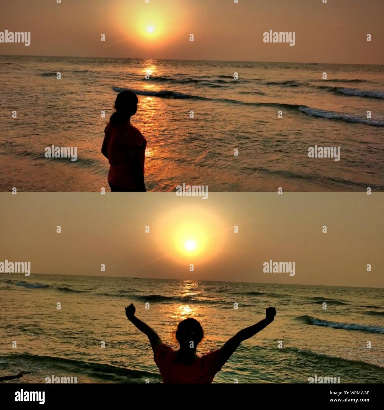 Beach collage hi-res stock photography and images - Alamy