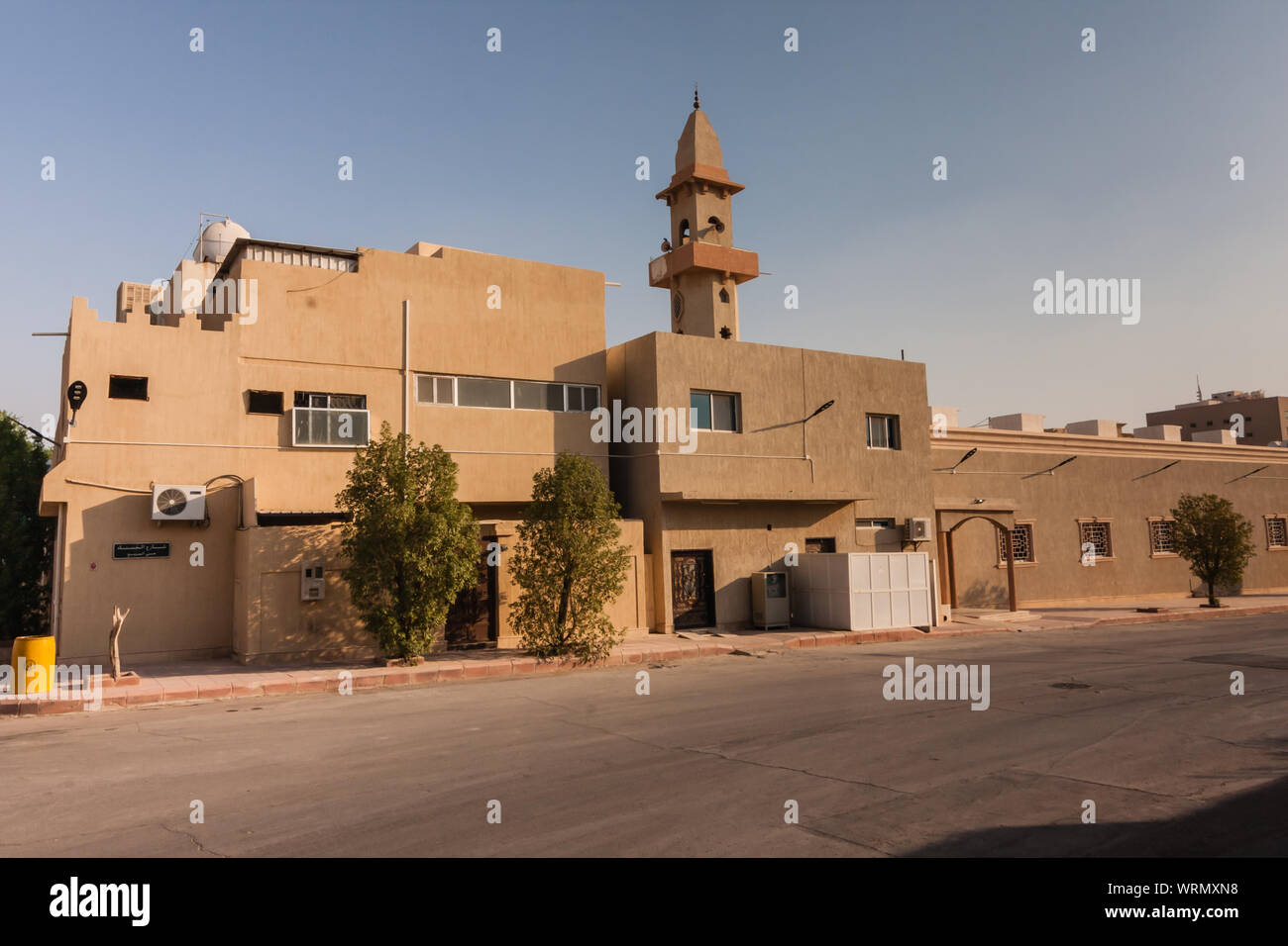 Khail Al Murabba Mosque viewed from Al Hasana Street, Riyadh Stock ...