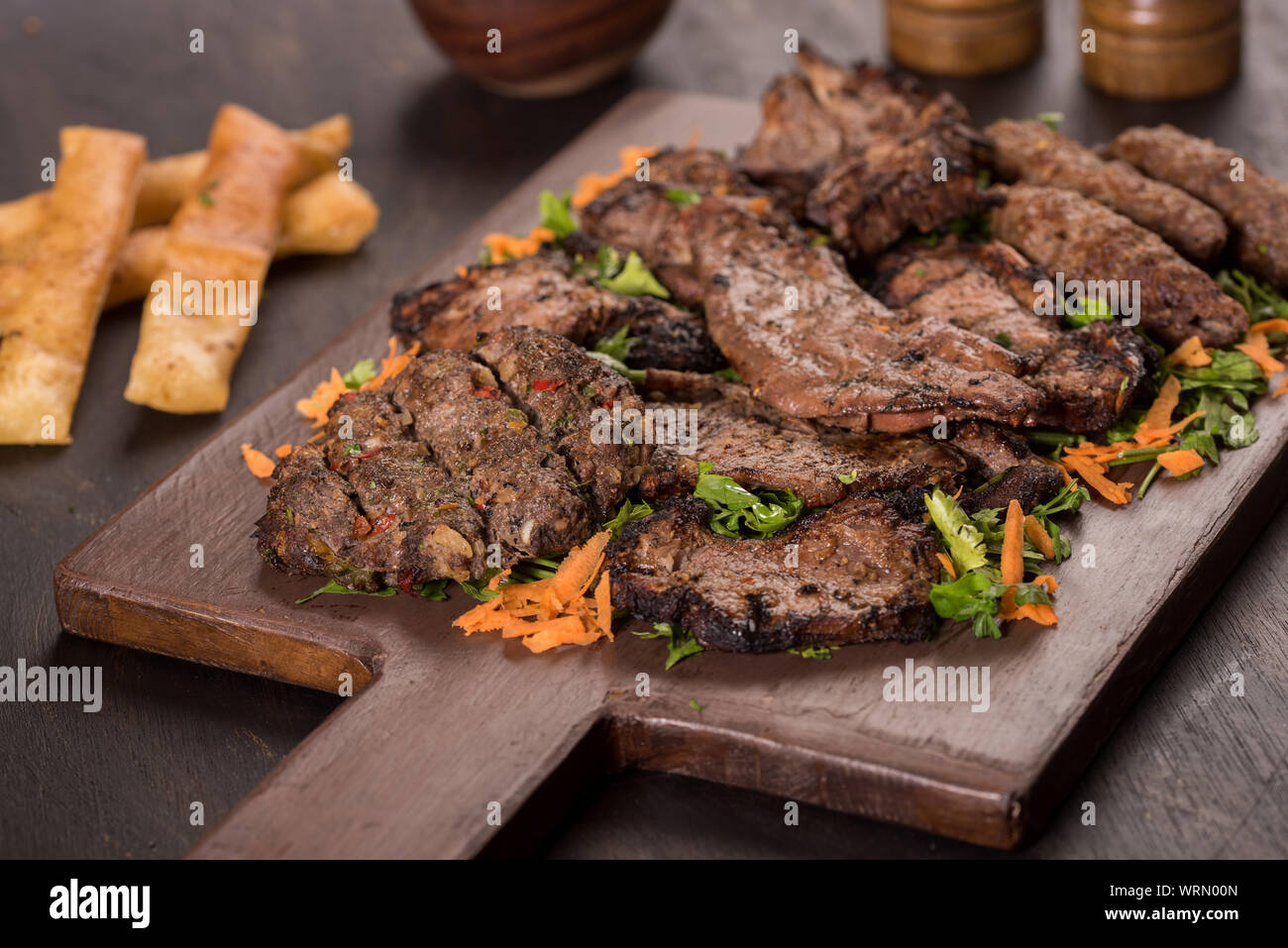 Arabian Oriental Mixed Grill Barbique from middle east Stock Photo - Alamy