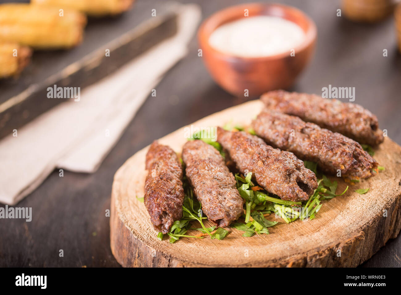 Arabian Oriental Mixed Grill Barbique from middle east Stock Photo - Alamy