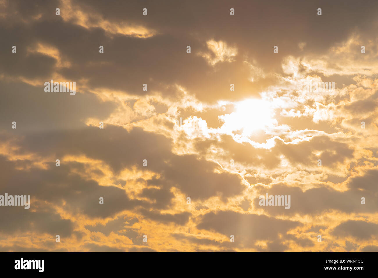 A late autumn afternoon in the south of Brazil, with the presence of ...