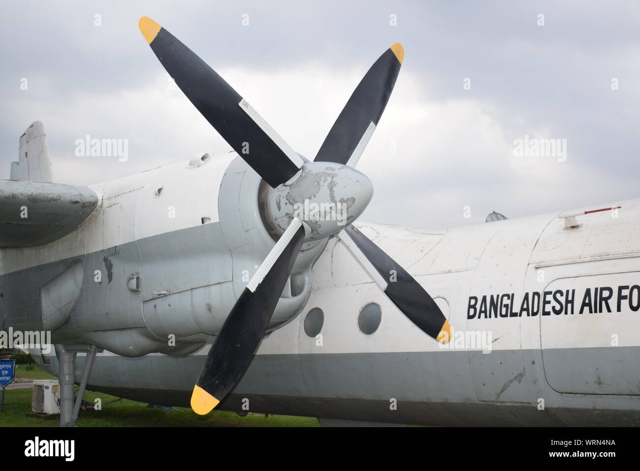 turbine of propeller engine of A plane Stock Photo - Alamy
