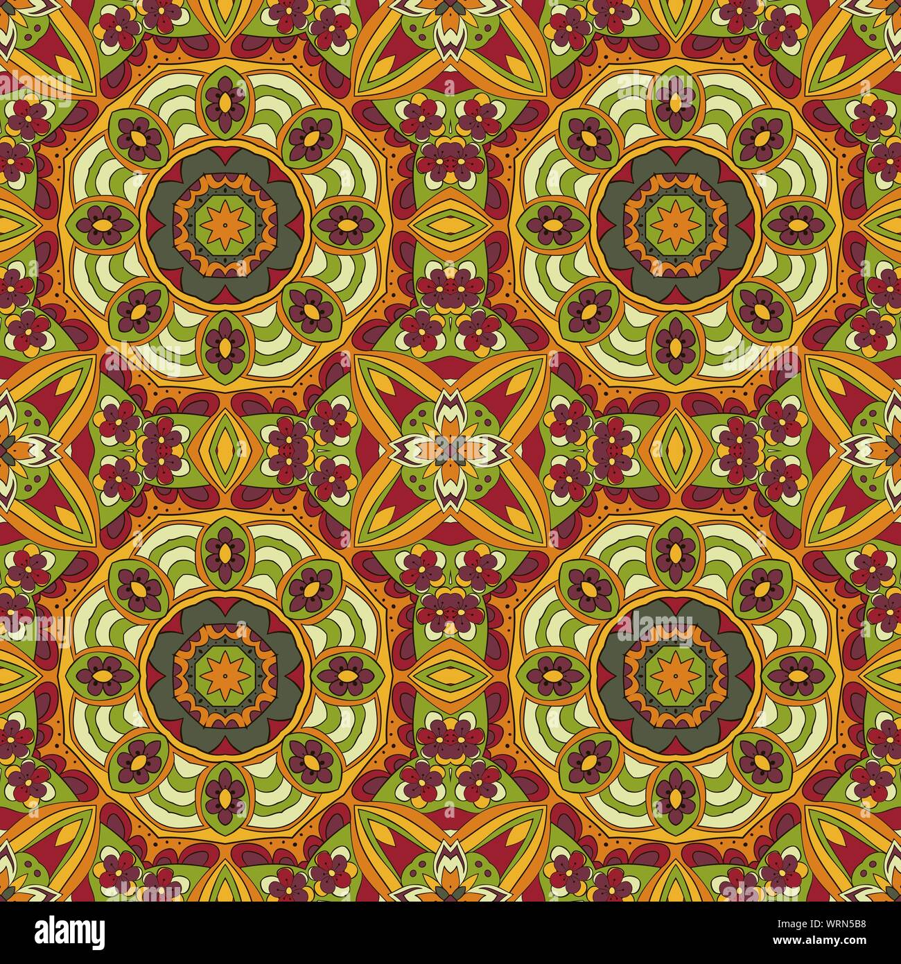 Mandala. Oriental pattern. Traditional seamless ornament. Turkey, Egypt ...