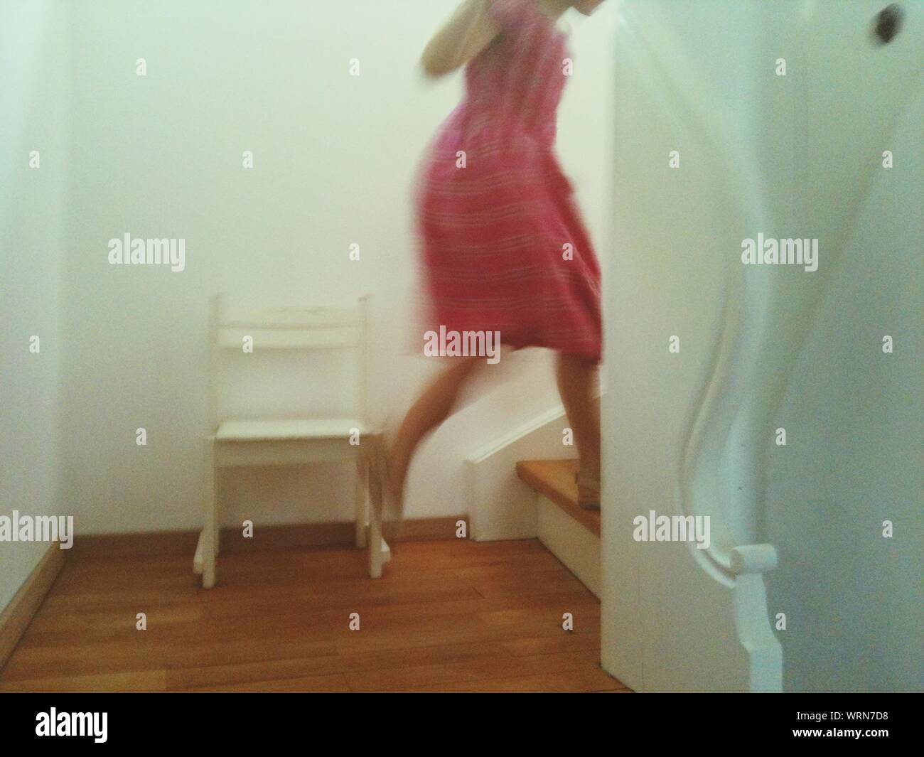 Chair up stairs hi-res stock photography and images - Alamy