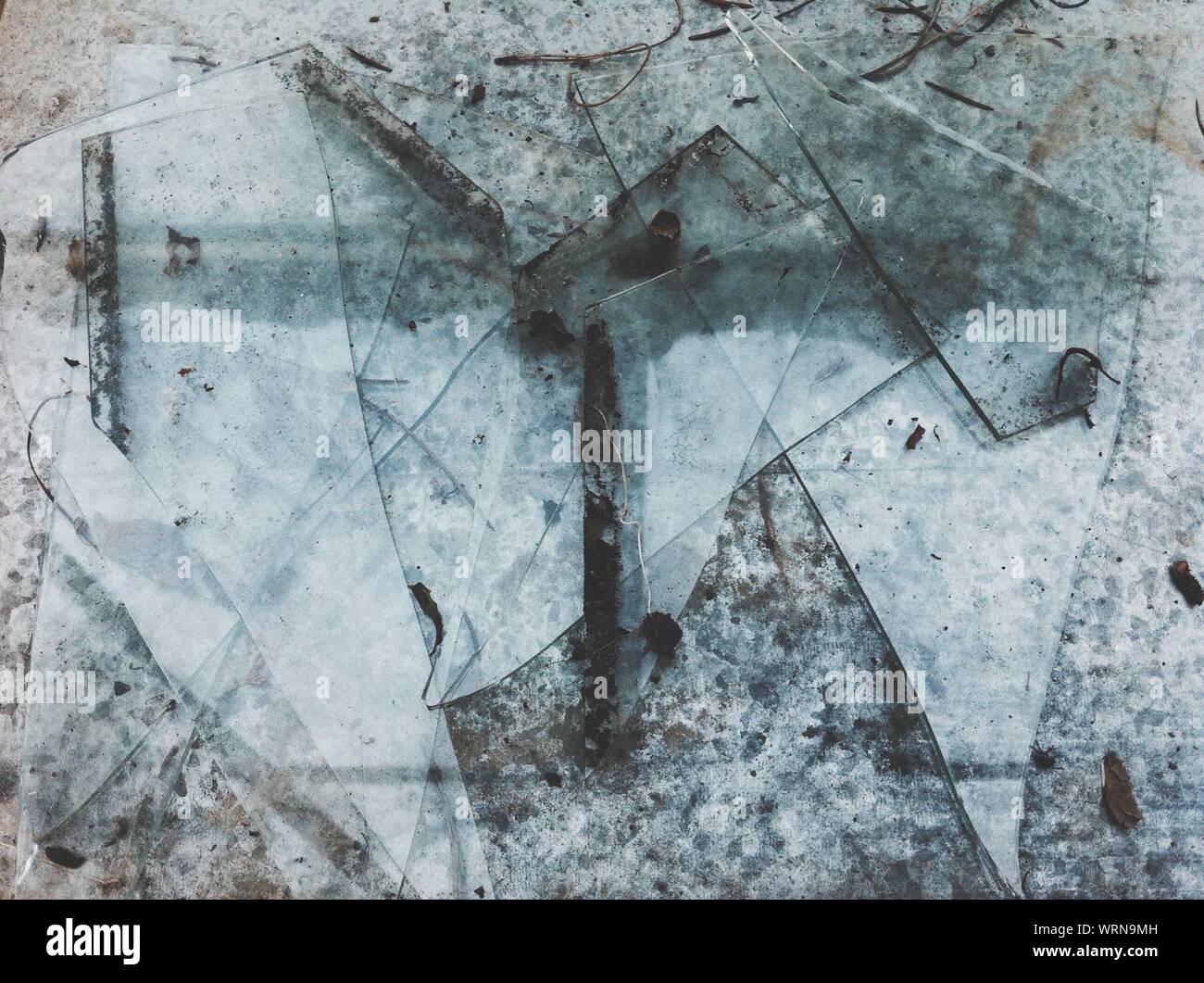 Broken Glass On The Floor High Resolution Stock Photography and Images ...