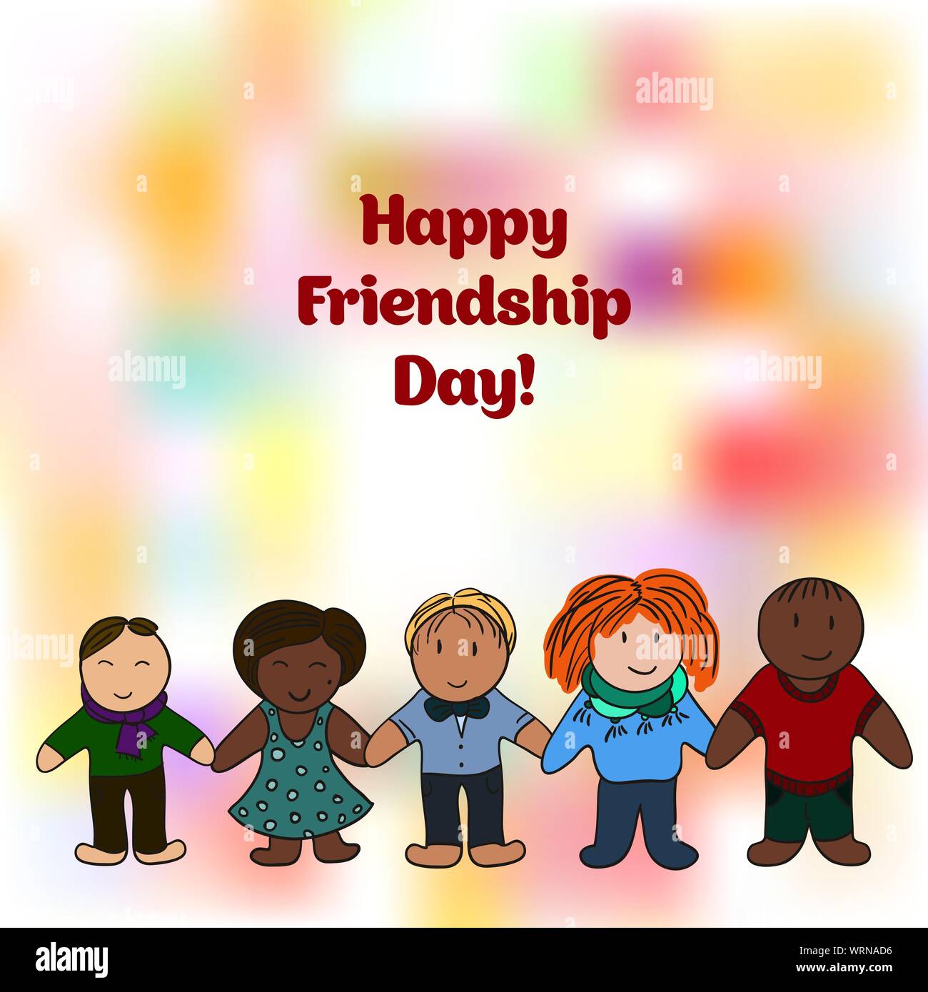 Friendship Day. Picture for your design. Card, cover, banner ...