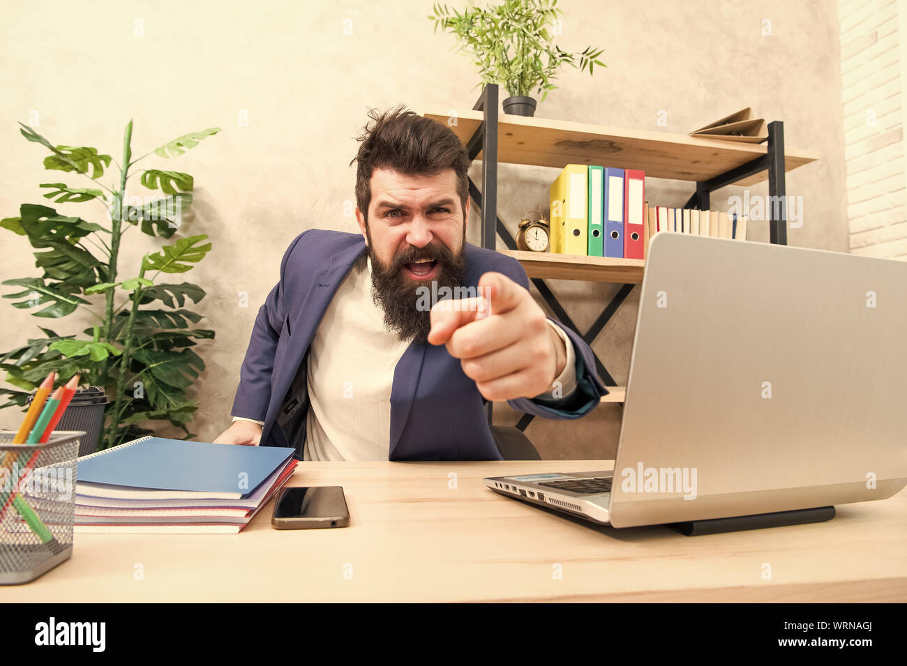 Angry boss. feeling so angry. Angry businessman. Furious mature man ...