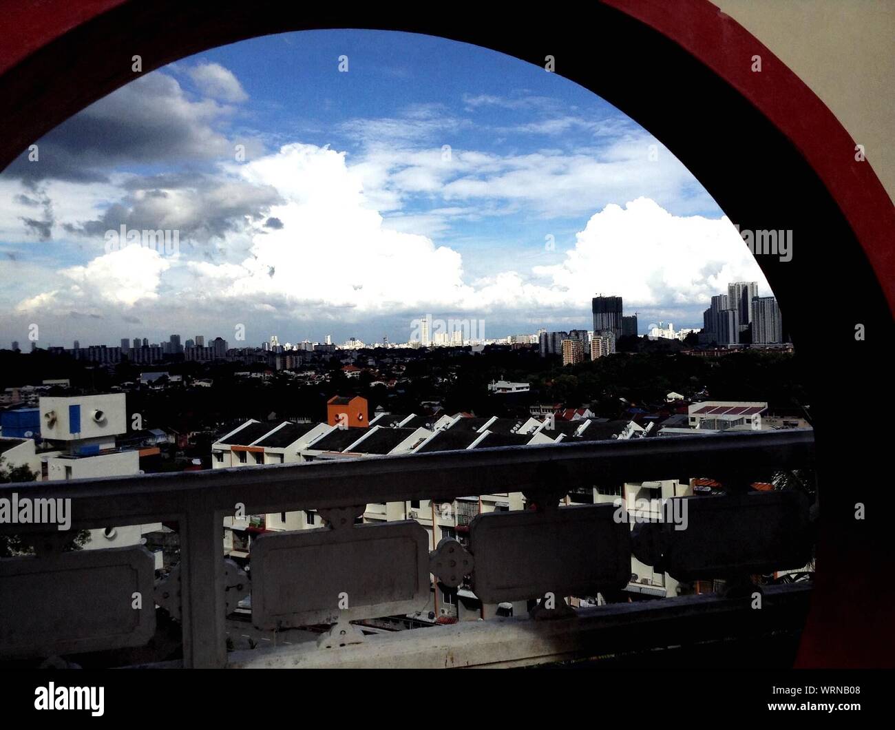 Balcony city view hi-res stock photography and images - Alamy