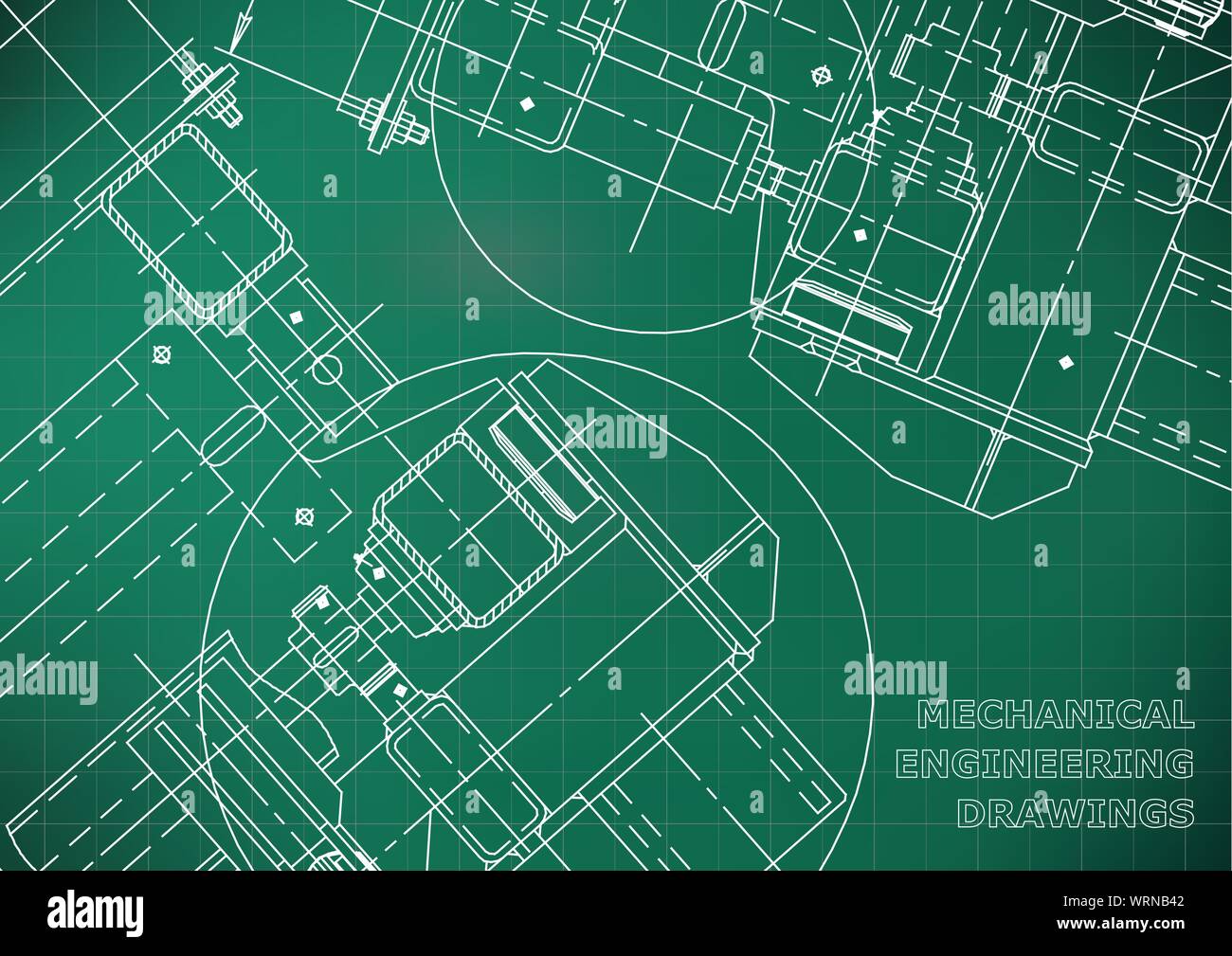 Blueprints. Mechanics. Cover. Mechanical Engineering drawing ...