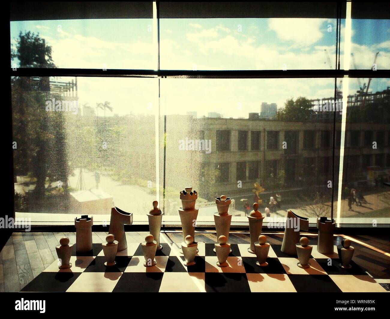 Glass Chess Board Chess Pieces High Resolution Stock Photography and ...