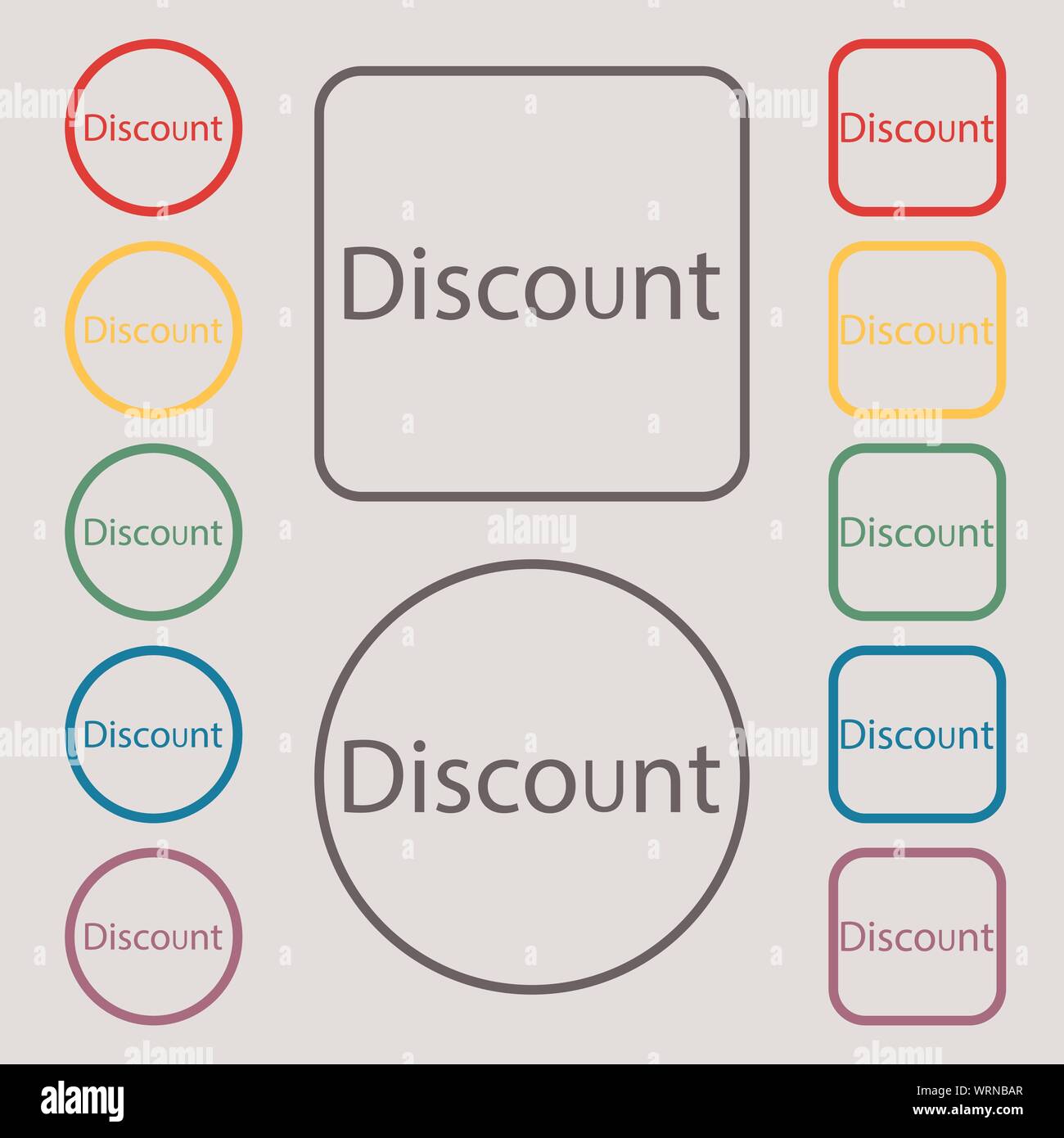 discount sign icon. Sale symbol. Special offer label. Symbols on the ...