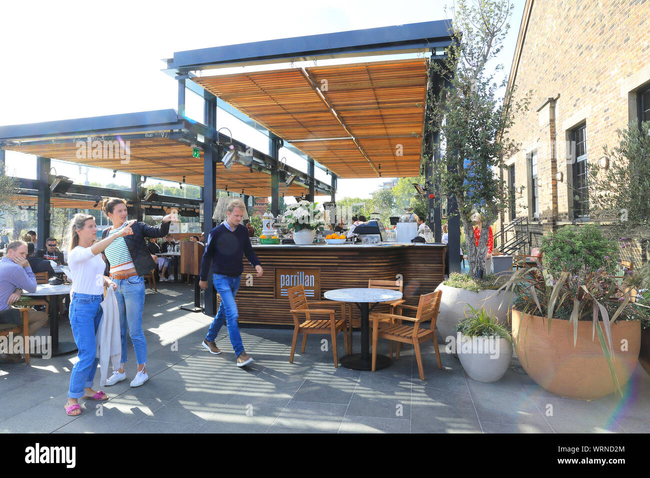 Parillan al fresco bar and grill restaurant on the Upper Level, at Coal ...