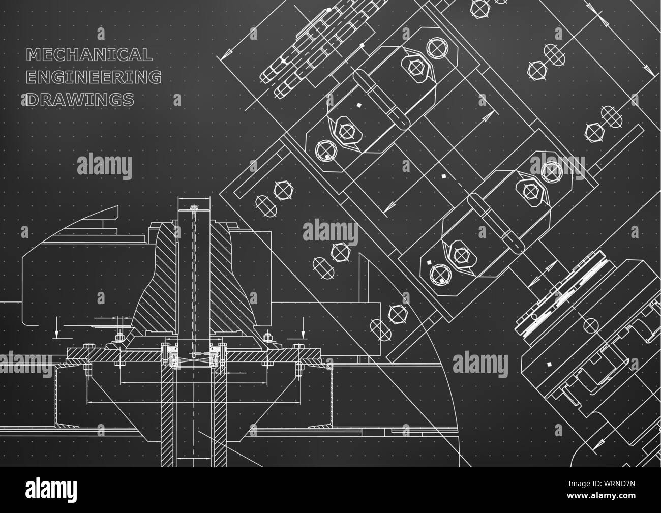 Blueprints. Mechanical construction. Technical Design. Engineering ...