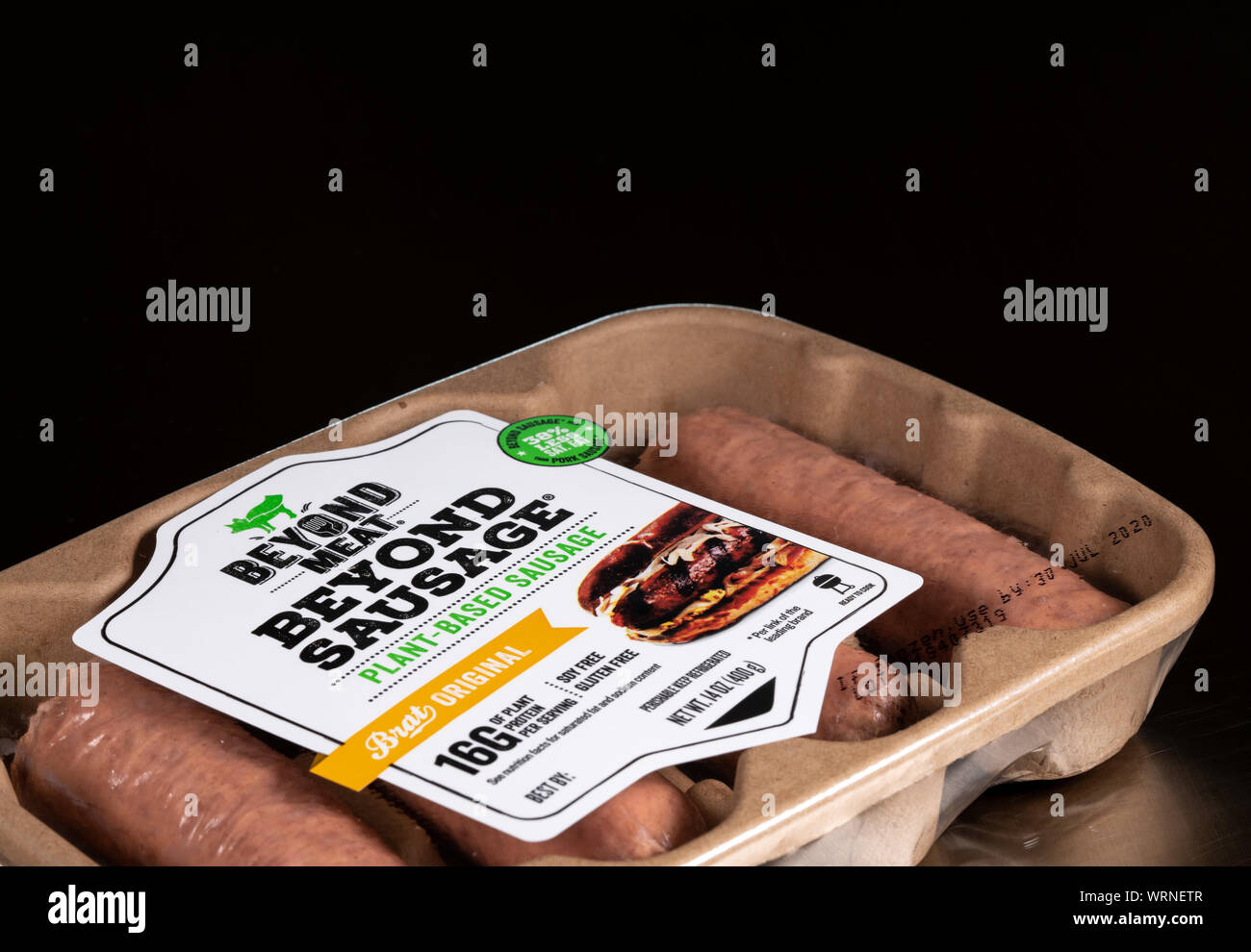 Beyond Meat company sausage known as Beyond Sausage is a vegetable ...