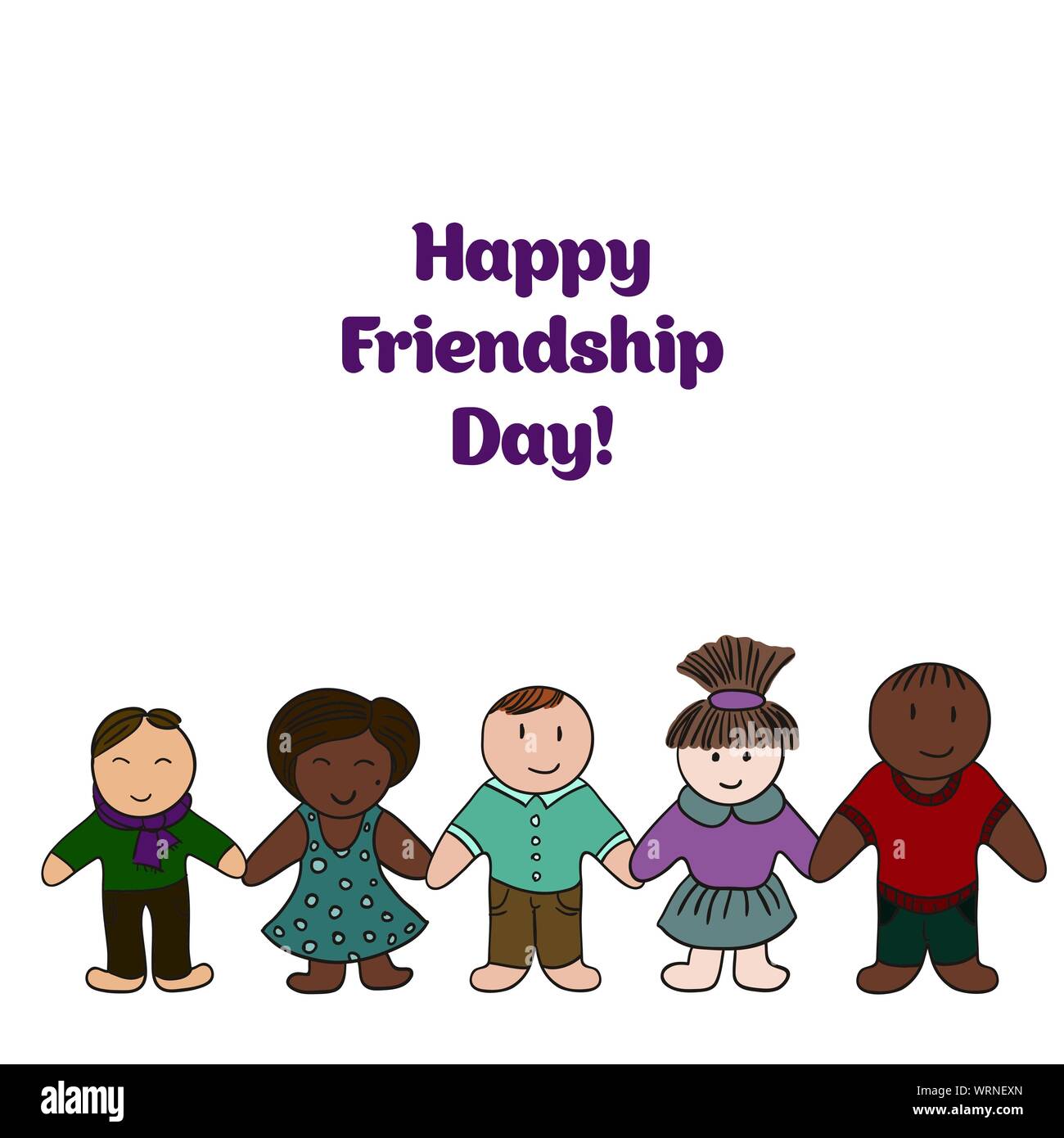 Friendship Day. Picture for your design. Card, cover, banner ...